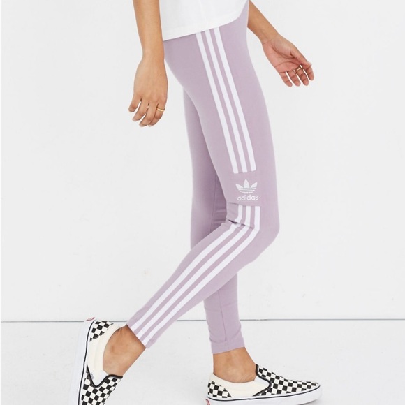 adidas Originals | Pants & Jumpsuits | Adidas Trefoil Light Purple ...